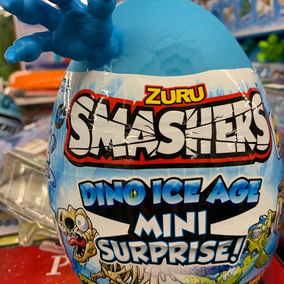 Zuru | Toys | Smashers Dino Ice Age Egg Blue Green Teal Orange Or ...